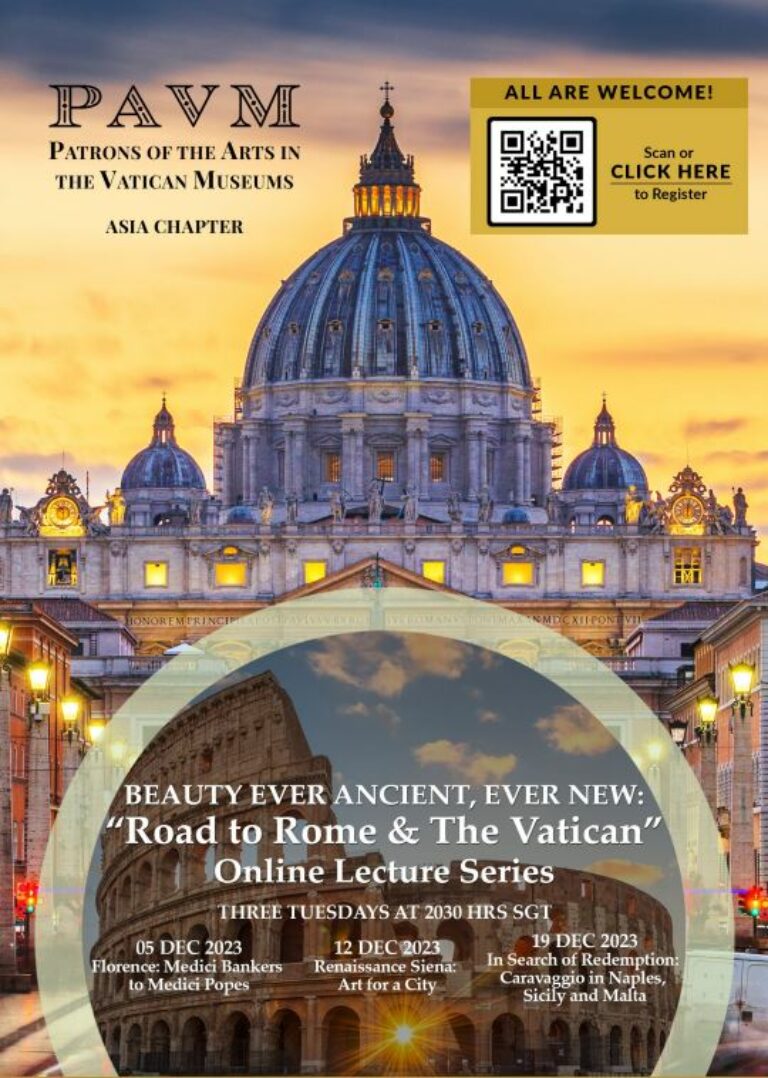 Beauty Ever Ancient, Ever New: "Road To Rome & The Vatican" - Asian ...
